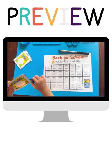 BACK TO SCHOOL Shine&Reveal Letters, Numbers & Tens Frames | TPT