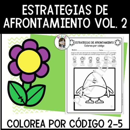 COLOREA POR CÓDIGO. ESTRATEGIAS DE AFRONTAMIENTO 2-5 EN ESPAÑOL - VOL. 2
