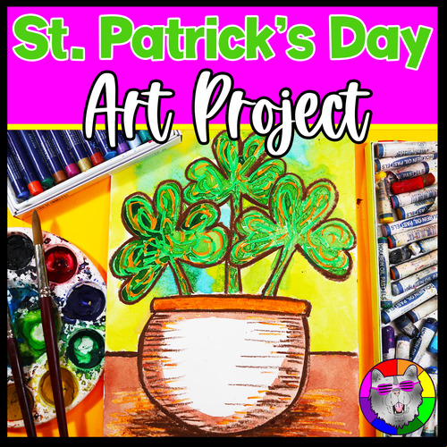 St. Patrick's Day Art Lesson, Vincent van Gogh Shamrock Art Project ...