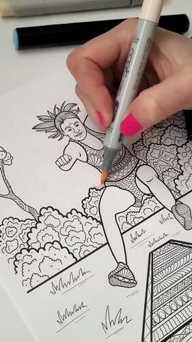 Field Day Coloring Sheet - Field Day Coloring Page - Field Day Fun ...