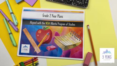 Grade 2 Year Plans - Long Range Plans - Aligned with NEW Alberta Curriculum