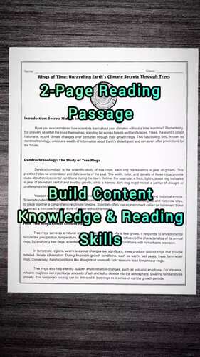 Agriculture Reading Comprehension | Grades 6–8 | History & Importance