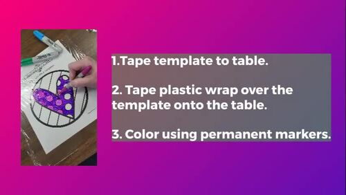 Mother's Day Craft Faux Stained Glass Art by Math Momma Williams