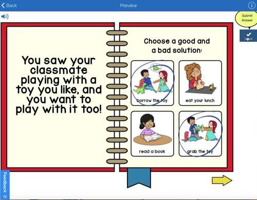 Back to School Think, Feel, and Say Boom Cards by Little Beacon | TPT