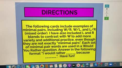 Speech Therapy Boom Bundle: Minimal Pairs Gliding W/L, W/R, and L/R