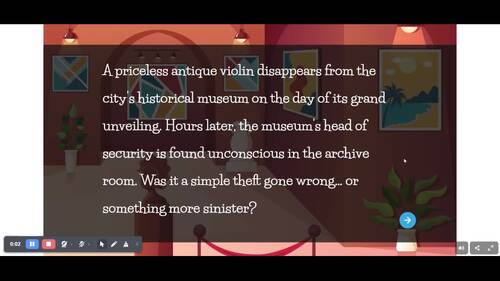 Museum Mystery | Inference, Problem Solving, Critical Skills | MS/HS Speech