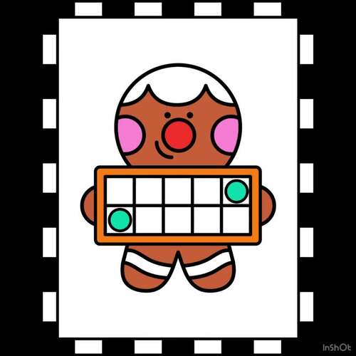 Gingerbread Man Math Numbers to 10 Task Cards by Serendipity Math Shop