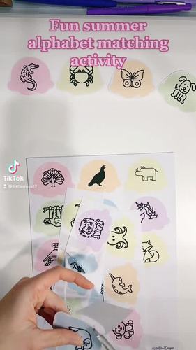 Alphabet Practice Match Literacy Centre Fast finisher by LittleMissT