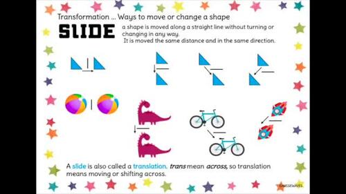 Digital Math Tasks Geometry Flip Slide Turn by Aussie Waves | TPT