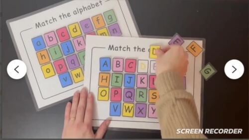 Alphabet Matching Puzzle - Learn the letters activity for Preschool ...