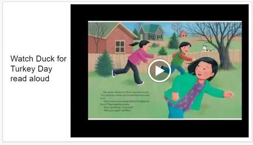 Duck for Turkey Day Literacy Unit for Special Education Thanksgiving ...