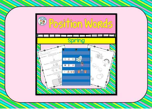 Spring Positional Words Activities for Kindergarten | March or April ...