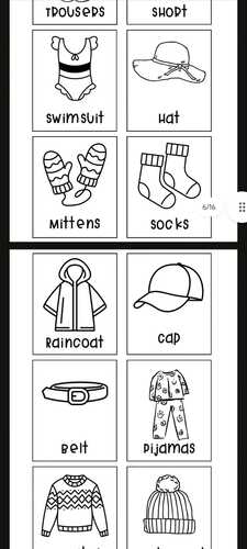 Clothes Bingo | Vocabulary | GESE Grade 1 | Printable | TPT