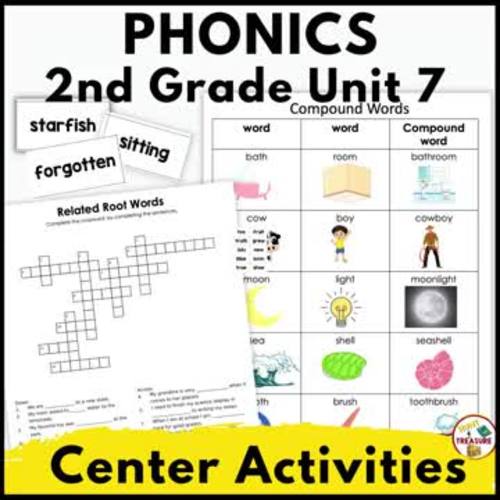 Benchmark Advance Phonics Anchor Charts and Activities | 2nd Grade Unit 7