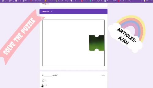 Digital English Grammar - Articles With Mystery Picture by Jerrin Abraham