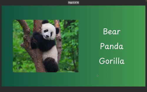 Look, Point, and Say the Animal Presentation (Young Learners) | TPT