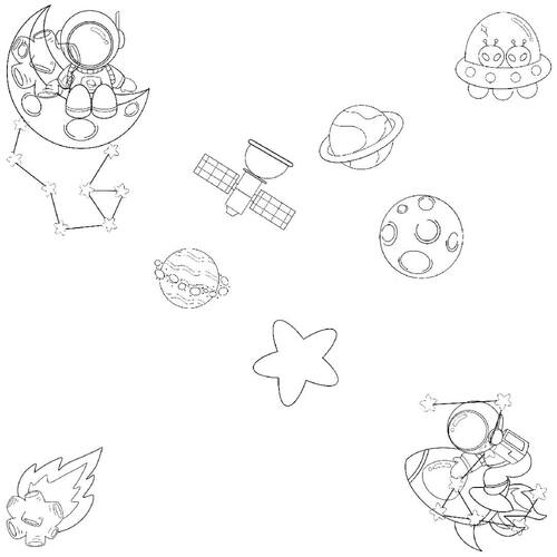20 Outer Space Clipart and doodle by Patthara Studio | TPT
