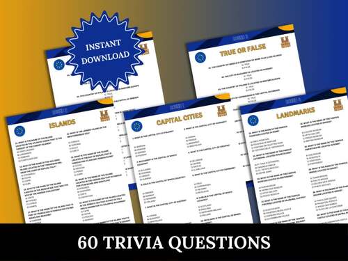 European Geography Trivia | Test Your Geography Knowledge | 60 Questions