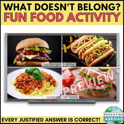 Food-Themed Critical Thinking Game that Improves Language Arts Skills