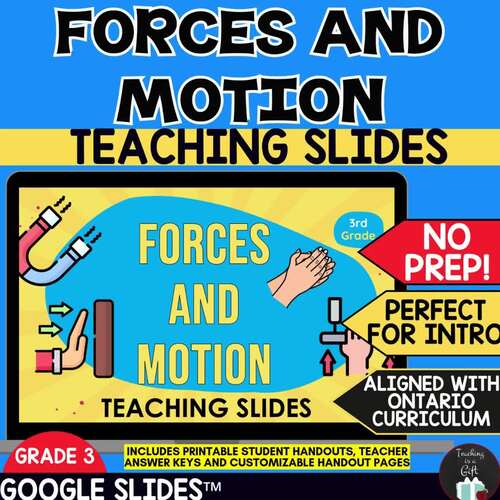 GRADE 3 FORCES AND MOTION - UNIT CONCEPTS OVERVIEW SLIDES - ONTARIO SCIENCE