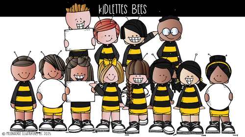 Kidlettes clip art, Bee clip art, Spelling Bee clip art, Costume ...