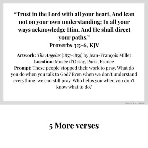 Art & Scripture for Little Hearts part 2 by Slate & Story Studio