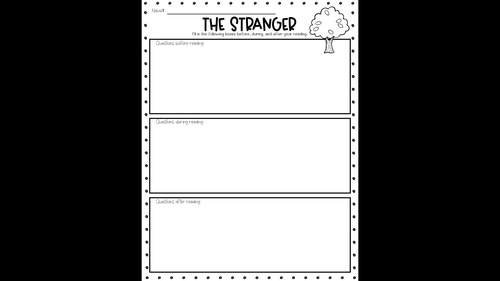 The Stranger by Chris Van Allsburg - Digital & Printable Book Companion