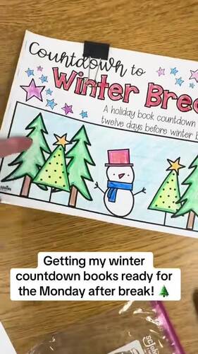 Winter Read Aloud Countdown + Daily Writing Prompts | Christmas, Hanukkah