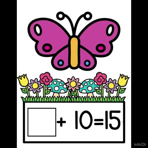 Teen Numbers Matching Cards Activity: Place Value Fluency for Kindergarten