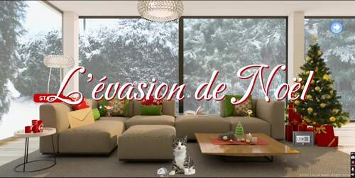 Christmas French 4 escape rooms bundle jeux d'évasion Noël FLE A1 A2 B1