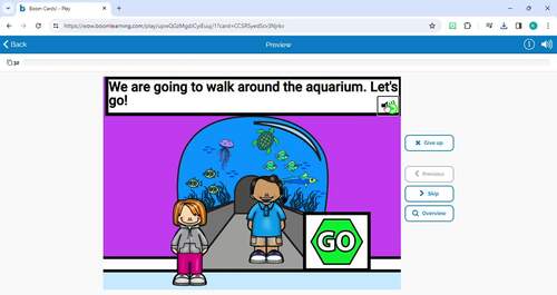 A Visit to the Sea Aquarium by Creative Speech Language Resources