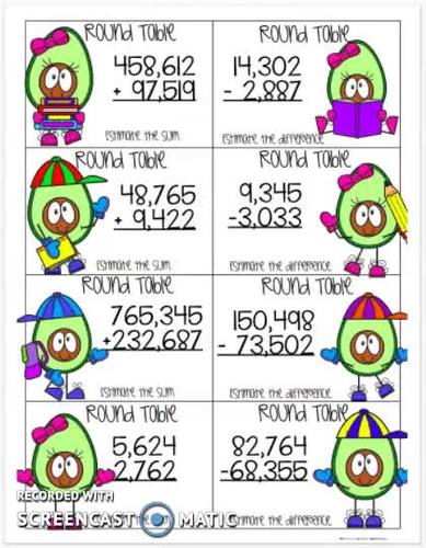 4th Grade Addition and Subtraction Interactive Math Unit | TpT