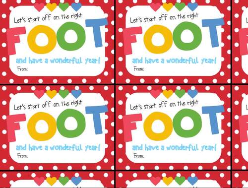 Fruit by the Foot Beginning of Year Tag- Let's start off on the right ...