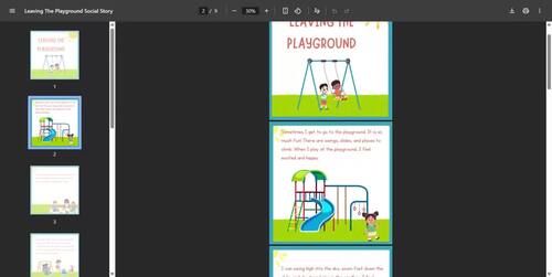 Leaving the Playground Social Story — Helping Kids Manage Big Feelings ...