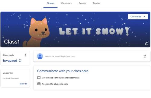 Animated Google Classroom Headers (Winter Snow Pack) Banners by ...
