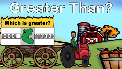 Fall: Greater Than, Less Than, Equal to: Five Frame (Autumn) | TPT