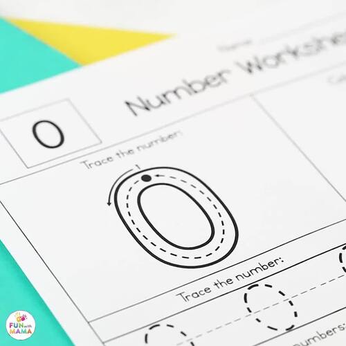 Numbers 1 to 10 Worksheets - Tracing, Coloring, Counting, Number Worksheets