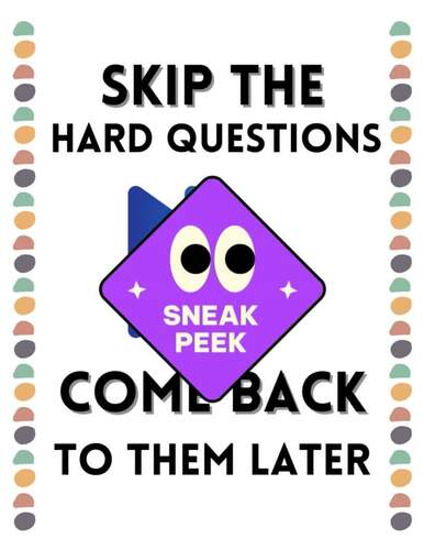 Testing Tips Bulletin Board | CAASPP Testing Tips by MelMakesMathEasy