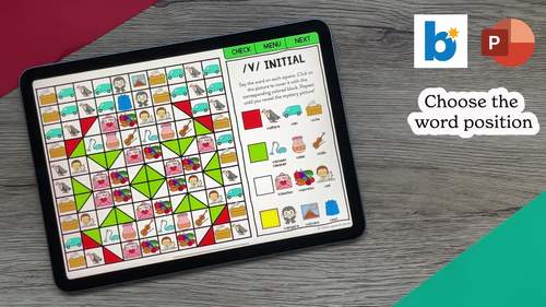 f & v Color By Speech Articulation Game Christmas Boom™ Card, PPT ...