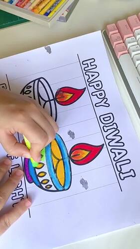 Diwali – The Festival of Lights | NO PREP Diwali Worksheets & Crafts