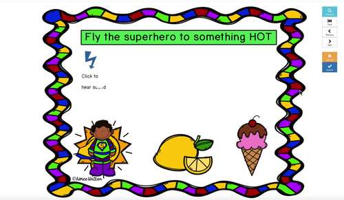 Super Speech Adjectives-Boom Cards™ by Aimee Walton | TpT