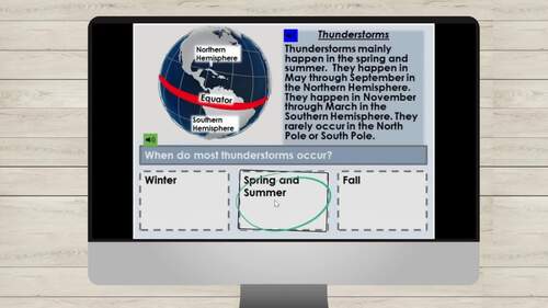 Thunderstorms Non-Fiction (Boom Cards with Audio) by Living and Loving ...