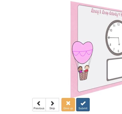 Telling Time Boom Cards | Valentine's Day Game | Quarter To by Busy Bee ...