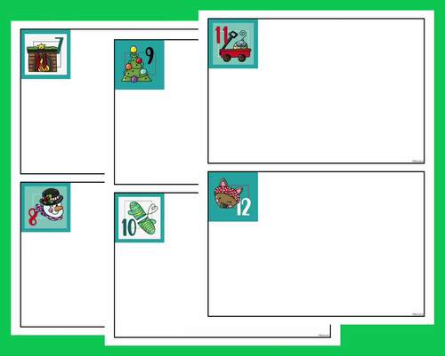 Advent Calendar Christmas Math - Number & Four Operations Xmas Daily ...