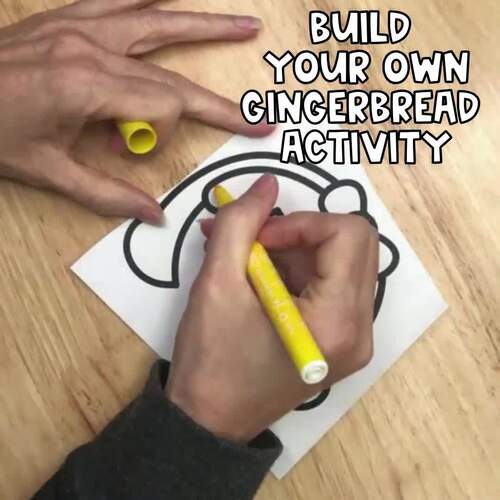 Design & Build a Gingerbread Man & Girl & House Craft & Bulletin Board ...