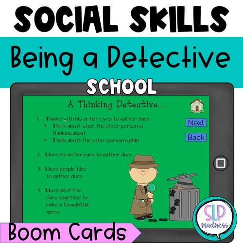 Social Skills Boom Cards for Perspective Taking and Non Verbal Inferences