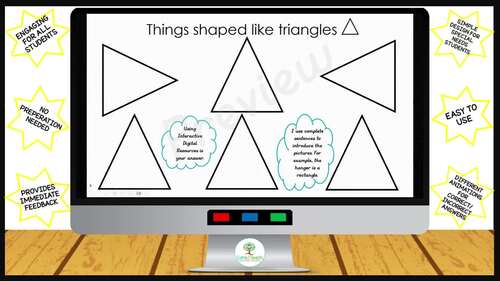 Triangle Interactive PowerPoint Activity | Preschool, Pre-K, TK, K ...