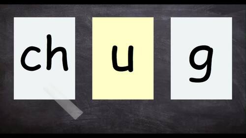 Orton Gillingham Blending Board with "CH" Digraph Words - Powerpoint