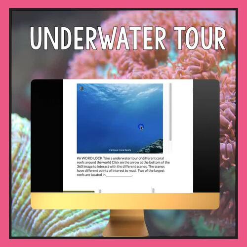 CORAL REEFS - SCIENCE 360 VIEW - Digital Escape Room Activity | TPT