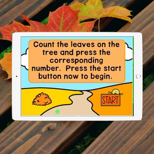 Find the numbers 0 to 10 Boom cards | Fall leaves by LOL - Life of Learning